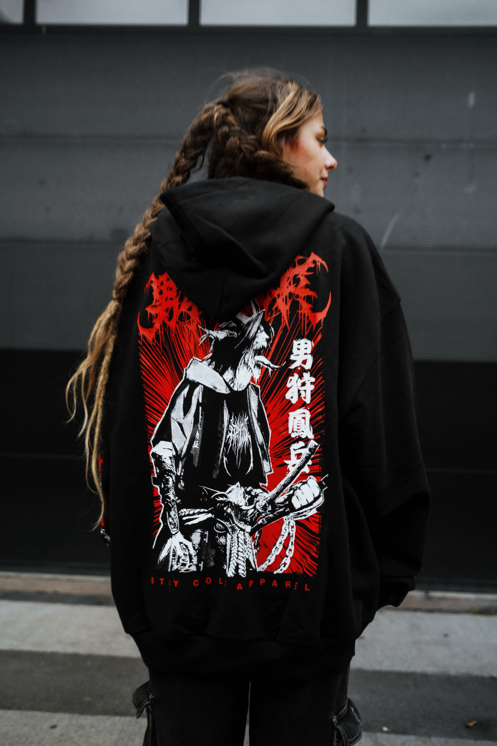 Samurai Demon - Oversized Hoodie