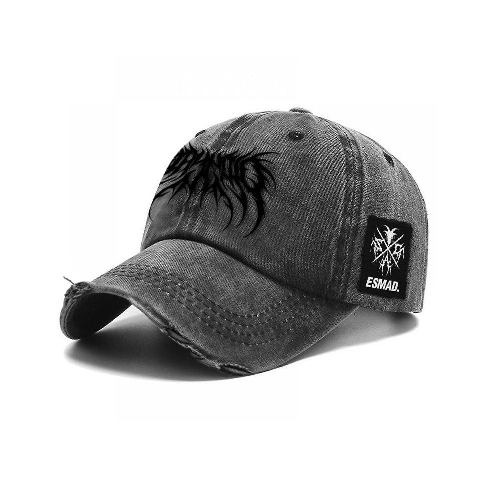 Bloodshot - Bleached Dad Cap (Black)