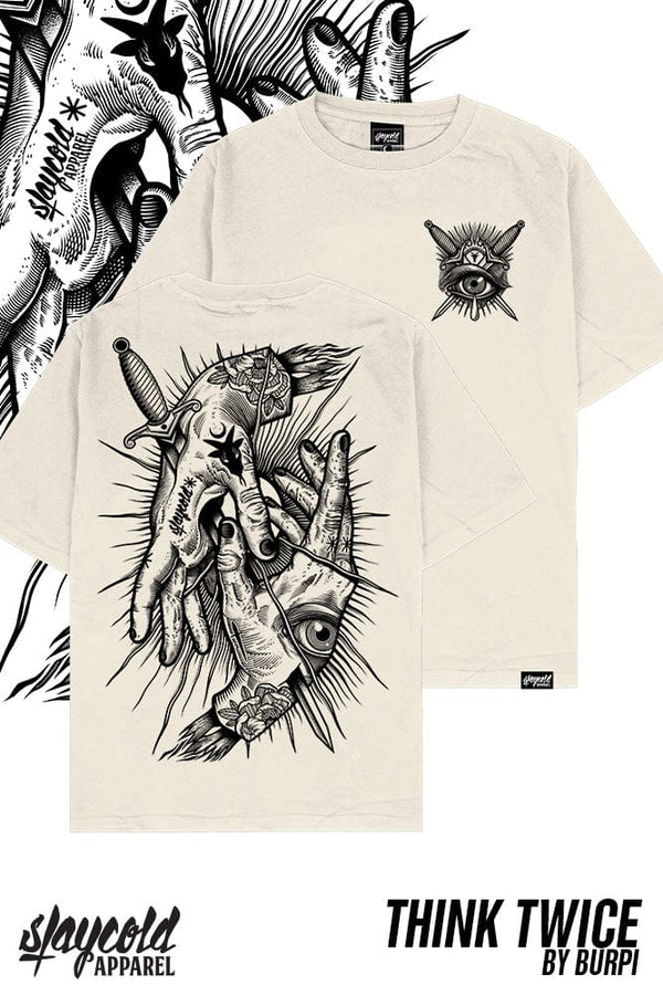 Think Twice - Oversized Tee - BRING THE HEAT
